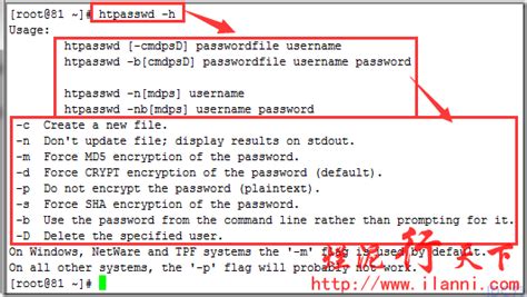 apache密码生成工具htpasswd使用详解 linux idc91站长网