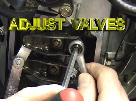 Briggs and Stratton 23 Hp Intek Valve Clearance