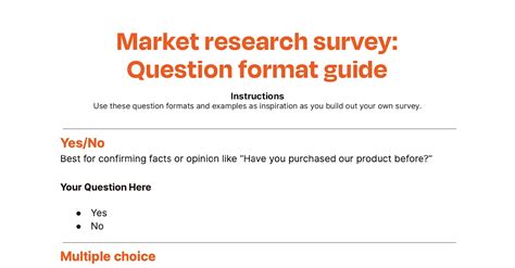 Questionnaire Sample Market Research 15 Quantitative Market Research