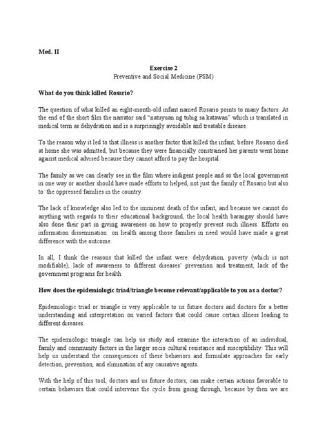 Ex 2 Psm Download Free Pdf Epidemiology Medicine