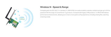 Tp Link Tl Wn Nd Mbps Wireless N Pcie Adapter Ghz With X High Jg Superstore