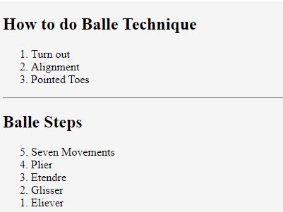 HTML Ordered List Types Of Attributes With Syntax And Examples