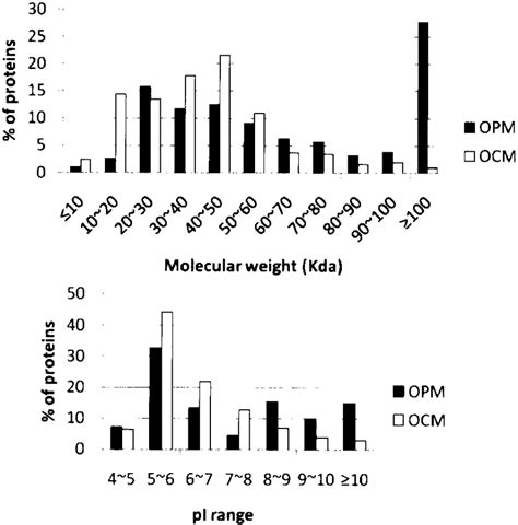 Physicochemical Characterization Of Proteins Identified In Opm And Ocm