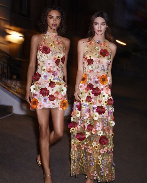 Designer Floral Evening Dresses Youll Want To Be Spotted In This