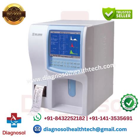 Semi Automatic Mindray Bc 2800 Hematology Analyzer Cbc At ₹ 250000piece In Jaipur