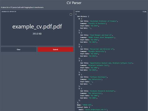 GitHub Asimokby Cv Parser Huggingface A CV Parser Built With Hugging Face