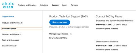 Create A Tac Support Case Cisco