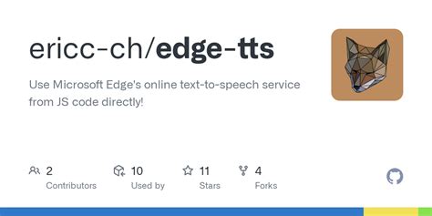 github ericc ch edge tts use microsoft edge s online text to speech
