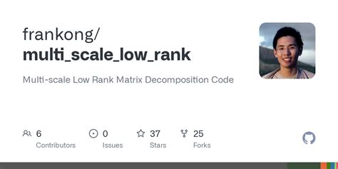 Github Frankongmultiscalelowrank Multi Scale Low Rank Matrix