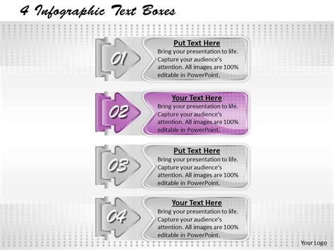 Business Ppt Diagram Infographic Text Boxes Powerpoint Template PowerPoint Templates