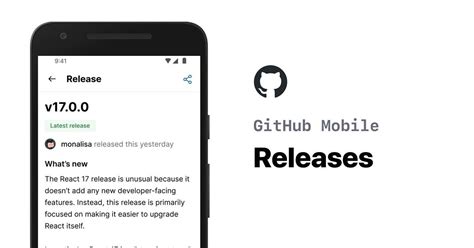 GitHub Mobile App Now Supports Browsing And Downloading Releases