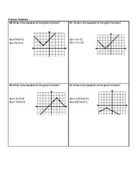 Piecewise Functions Notes And Practice By SkewLines TpT