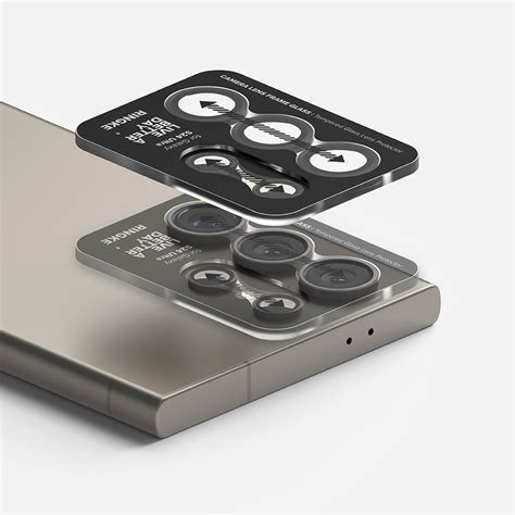 [갤럭시s24 플러스 울트라]링케 카메라 렌즈 프레임 강화유리 보호필름 Live A Better Day Ringke