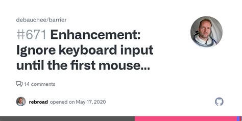 enhancement ignore keyboard input until the first mouse click after
