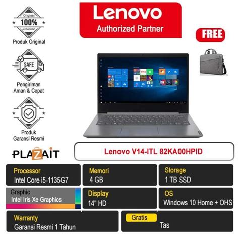 Jual Lenovo V Itl Ka Hpid Core I G Gb Tb W Ohs Di Seller Pt Primajaya Multi