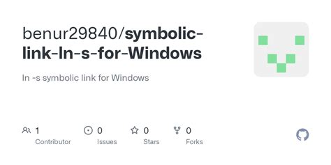 Github Benur29840symbolic Link Ln S For Windows Ln S Symbolic Link