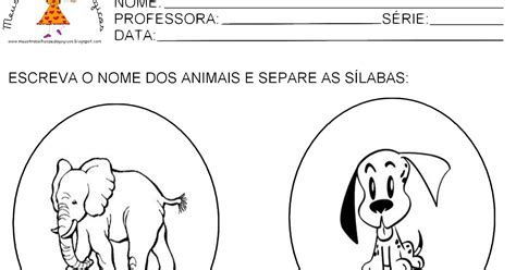 Separação De Silabas Cachorro