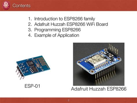 Adafruit Huzzah Esp8266 Wifi Board Ppt