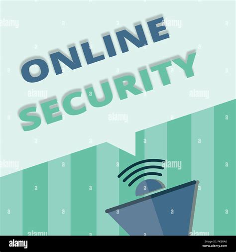 Word Writing Text Online Security Business Concept For Rules To Protect Against Attacks Over