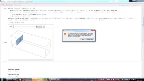 Bugs Why Does My Animate Crash Mathematica Stack Exchange
