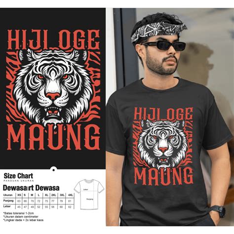 Jual Kaos Bapak Aing Hiji Oge Maung Lengan Pendek Regular Size
