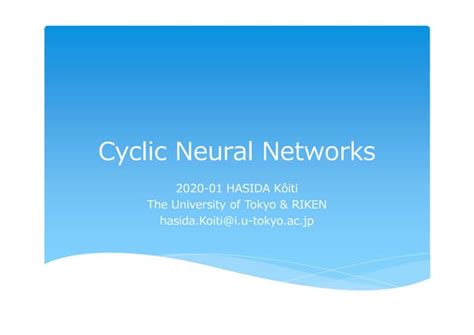 Cyclic Neural Networks Pdf Cyclic Neural Networks Pdf