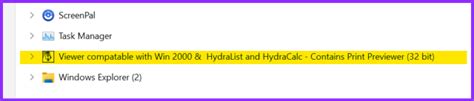 hydracards when opening hydraview as stand alone via hydracalc or