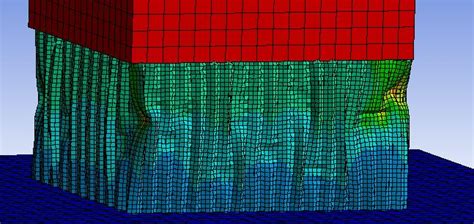 Low Velocity Impact Of Honeycomb Core Using Explicit Dynamics