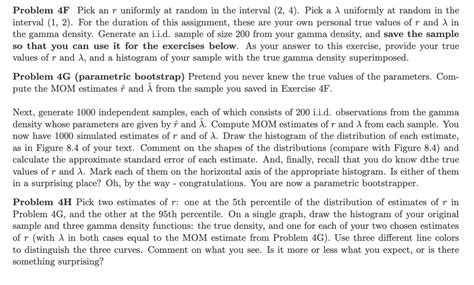 Solved Problem F Pick An R Uniformly At Random In The Chegg