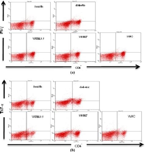 Flow Cytometry A Cd4 þ Ifn Y T Cell And B Cd4 þ Tnf A T Cell Download Scientific Diagram