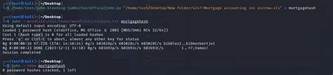 John The Ripper Not Cracking Password I Have A Locked Excel File I Extracted The Hash And