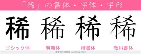 稀の書き順 筆順 正しい漢字の書き方