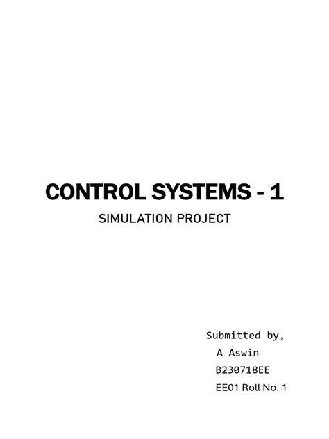 control systems matlab pdf