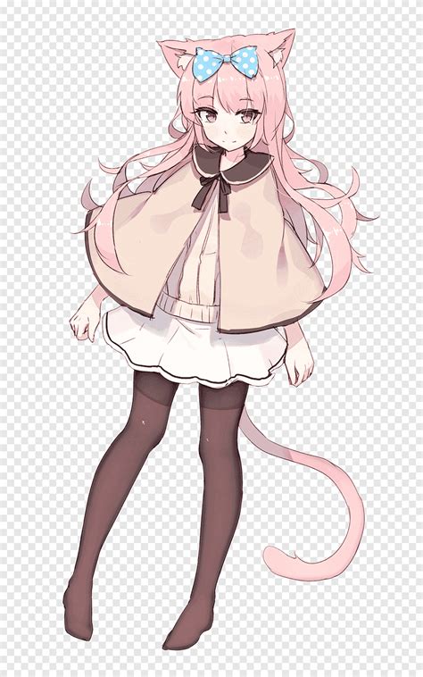 만화 그리기 망가 카 아트 고양이 귀 만화 Chibi Png Pngegg