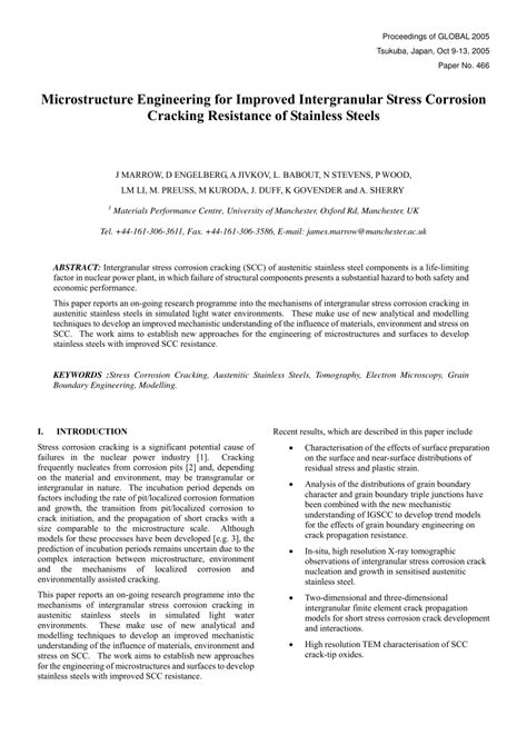 Pdf Microstructure Engineering For Improved Intergranular Stress