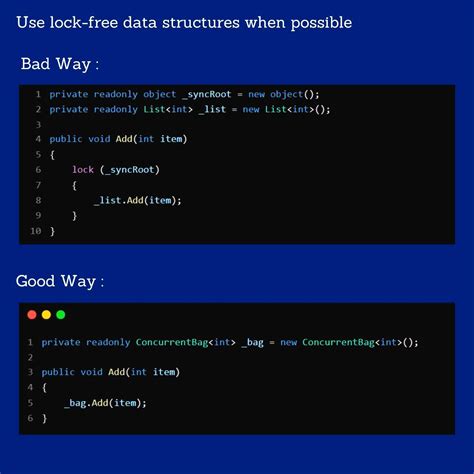 Mohammad Ramezani On Linkedin 💡 Use Lock Free Data Structures To