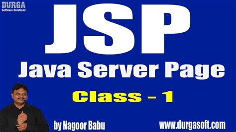 learn jsp tutorial online training by nagoor babu sir on 14 05 2018