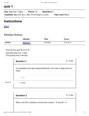 Master Biostatistics With Quiz 1 Test Your Knowledge And Boost Course Hero