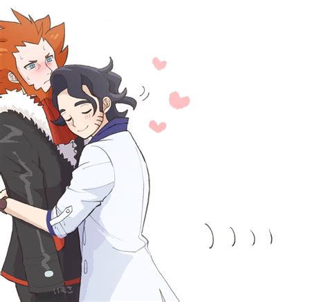 Lysandre And Augustine Sycamore Pokemon And More Drawn By Im I Masa Danbooru