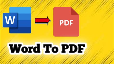 How To Convert Word File Into PDF Hindi Techniquea Z YouTube