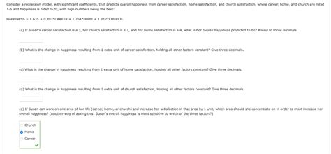 Solved Consider A Regression Model With Significant Chegg Com