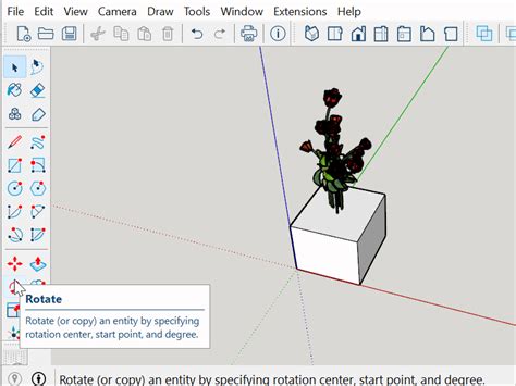 Can T Leave A Copy When Rotating SketchUp SketchUp Community