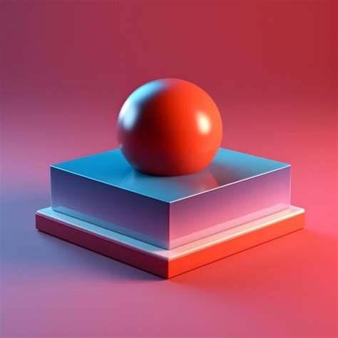 Premium AI Image Abstract Object Background