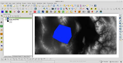 Pyqgis Clipping A Raster Using An Irregular Polygon With Python