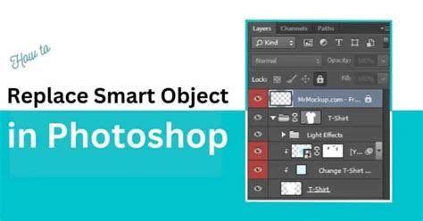 how to replace smart object in photoshop bulk mockup