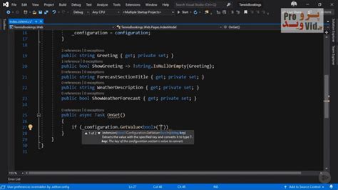 آموزش استفاده از Configuration و Options در ASP NET Core پرووید