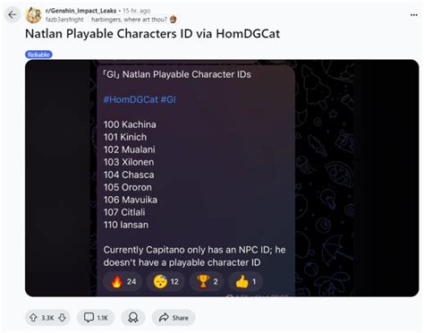 Genshin Impact Natlan Characters Release Order Revealed