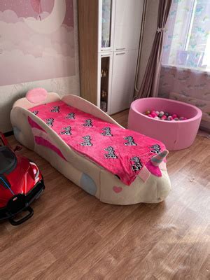 Кровать детская, Кровать-зверюшка 86х204х60 см, Romack Единорожка Dasha ...