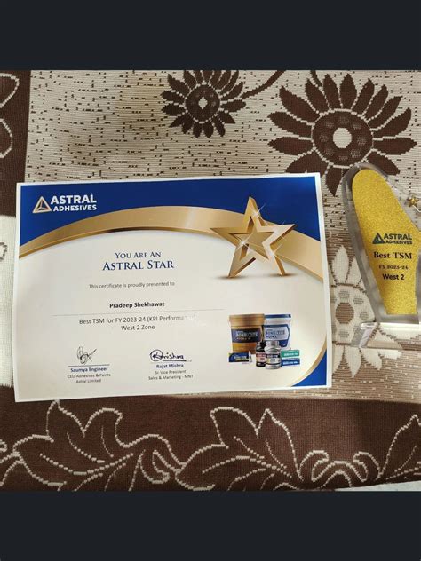 Pradeep Singh Shekhawat On Linkedin Best Tsm Award F23 24