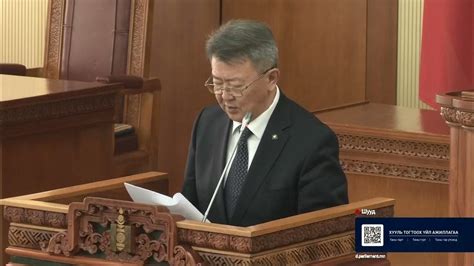 УИХ ын гишүүн Н Энхболд Монгол Улсын Их Хурлын чуулганы хуралдааны дэгийн тухай хуулийн